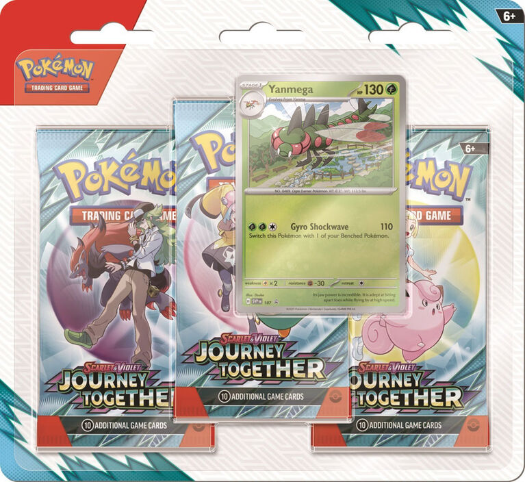 Pokemon Scarlet & Violet "Journey Together" 3-Pack Blister - English Edition | Toys R Us Canada