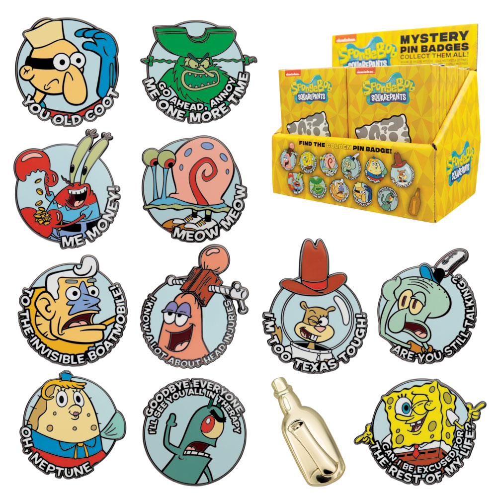 SpongeBob SquarePants Mystery Pins CDU